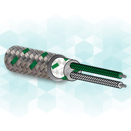 Cable Compensado - Termocupla Tipo K - 2x0.22mm2 (Fib/Fib/Malla ...