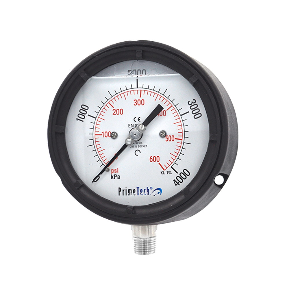 Manometro 115 mm 0-25 bar/350Psi Fenolico Inferior PRIMETECH ...